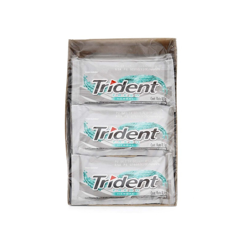TRIDENT 5S FRESH POS DISPLAY 18 UD 8.5G