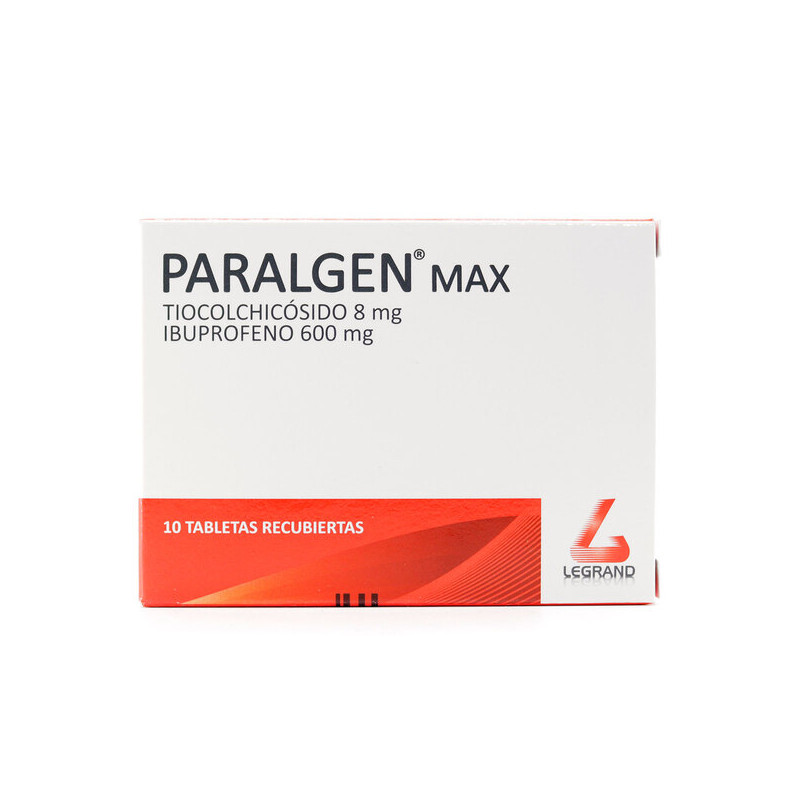 PARALGEN MAX 10 TABLETAS