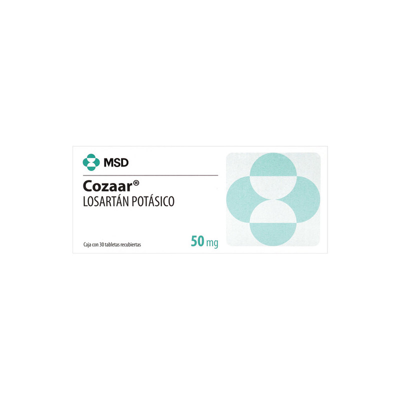 COZAAR 50 MG 30 TABLETAS (3%+)(A)(PAE)