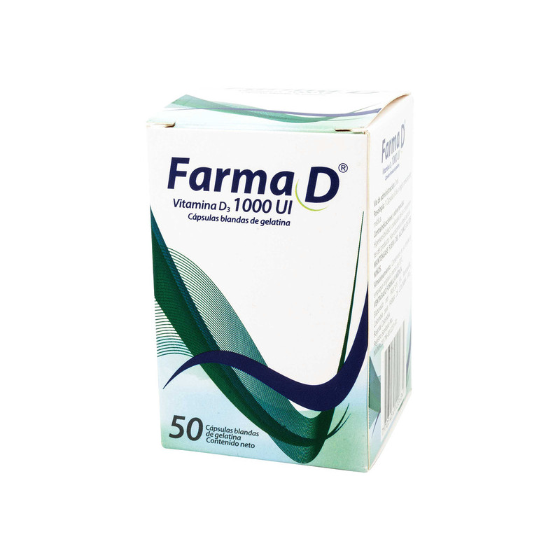 FARMA D VITAMINA D3 1000UI 50 CAP