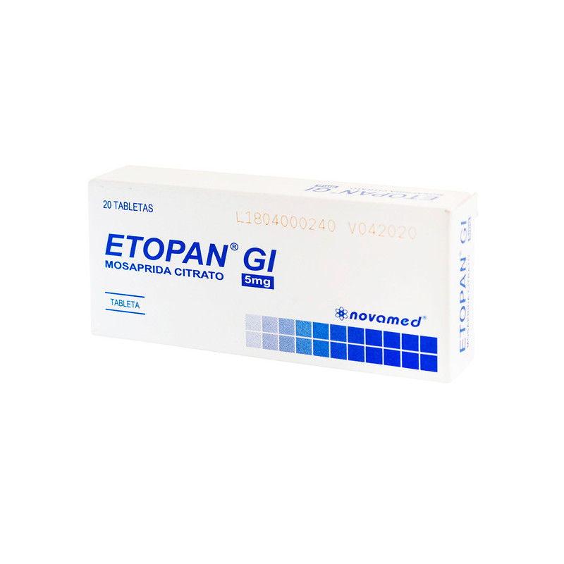 ETOPAN GL 5 MG 20 TABLETAS