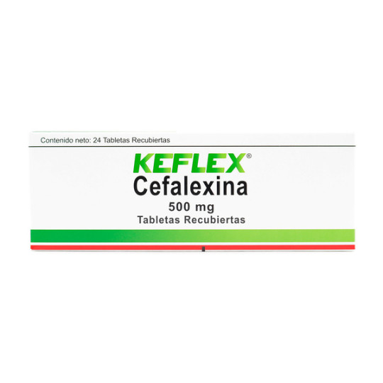 KEFLEX 500 MG 24 CAPSULAS (3%+)(A)(PAE)