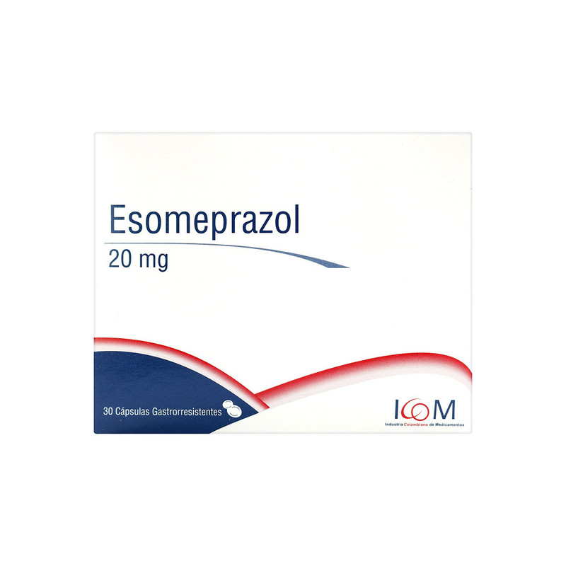 ESOMEPRAZOL 20 MG 30 CAPSULAS ICOM