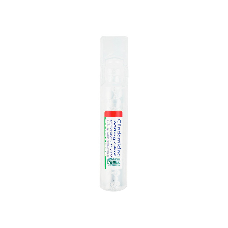 CLINDAMICINA 600 MG 4 ML AMP CORPAUL