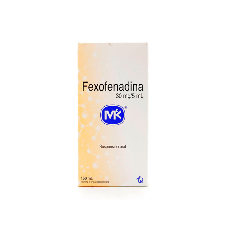FEXOFENADINA 30MG/5ML JARABE 150 ML MK