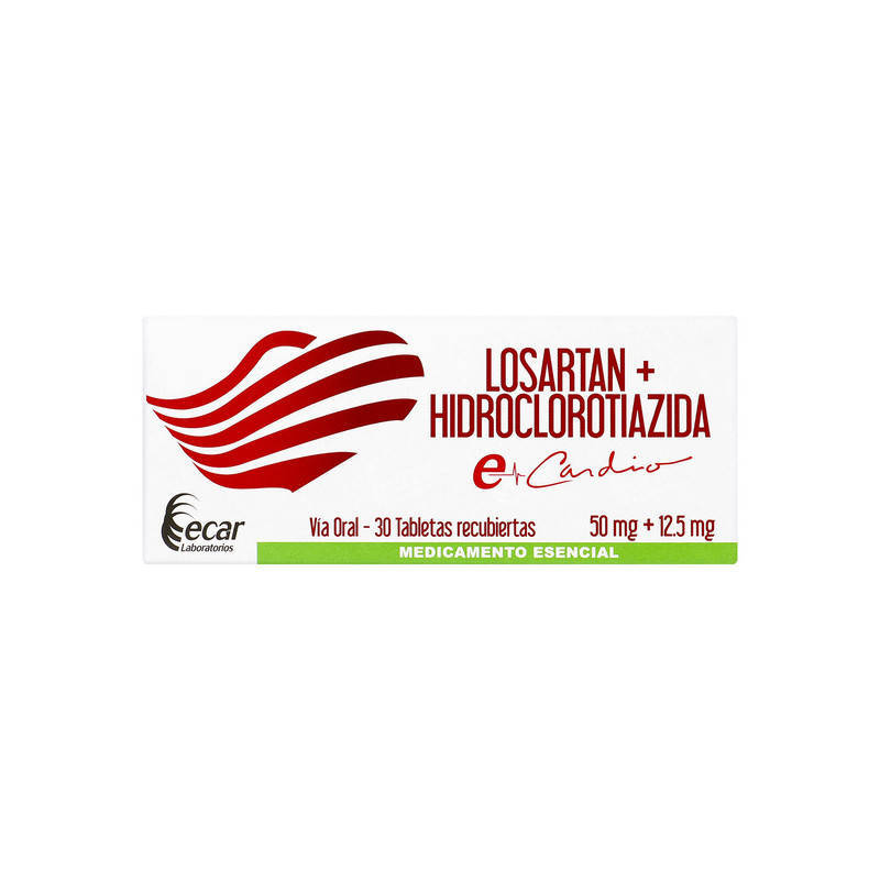 LOSARTAN 50 MG HCT 12.5 MG 30 TBS EC