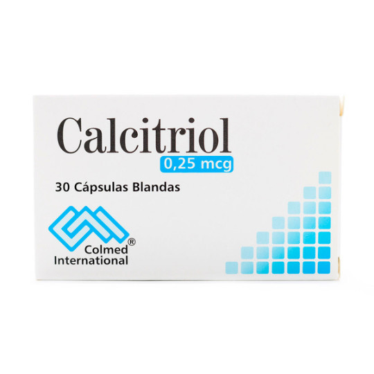 CALCITRIOL 0.25 MCG 30 CAPSULAS PC