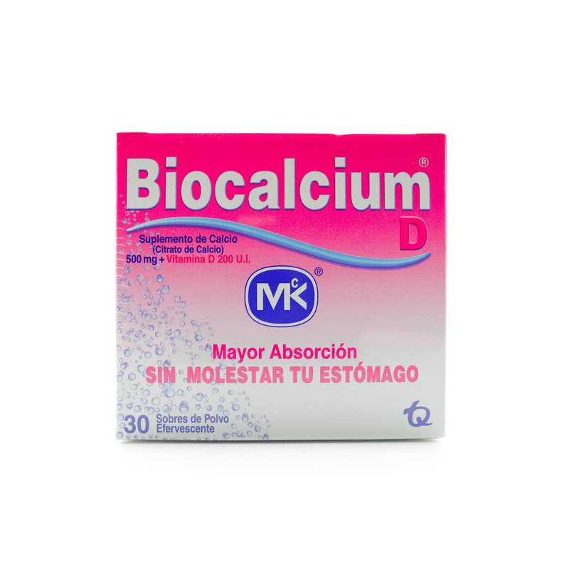 BIOCALCIUM D POLVO 500 MG 30 SBS MK